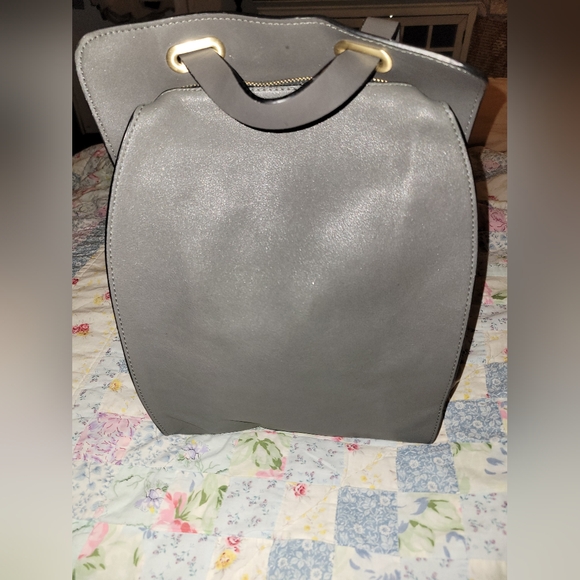 Zara | Bags | Zara Woman Gray Backpack Purse | Poshmark